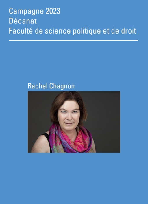 Présentation de la candidate au poste de doyenne de la Faculté de ...