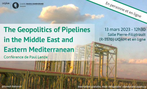 The Geopolitics of Pipelines in the Middle East and Eastern Mediterranean